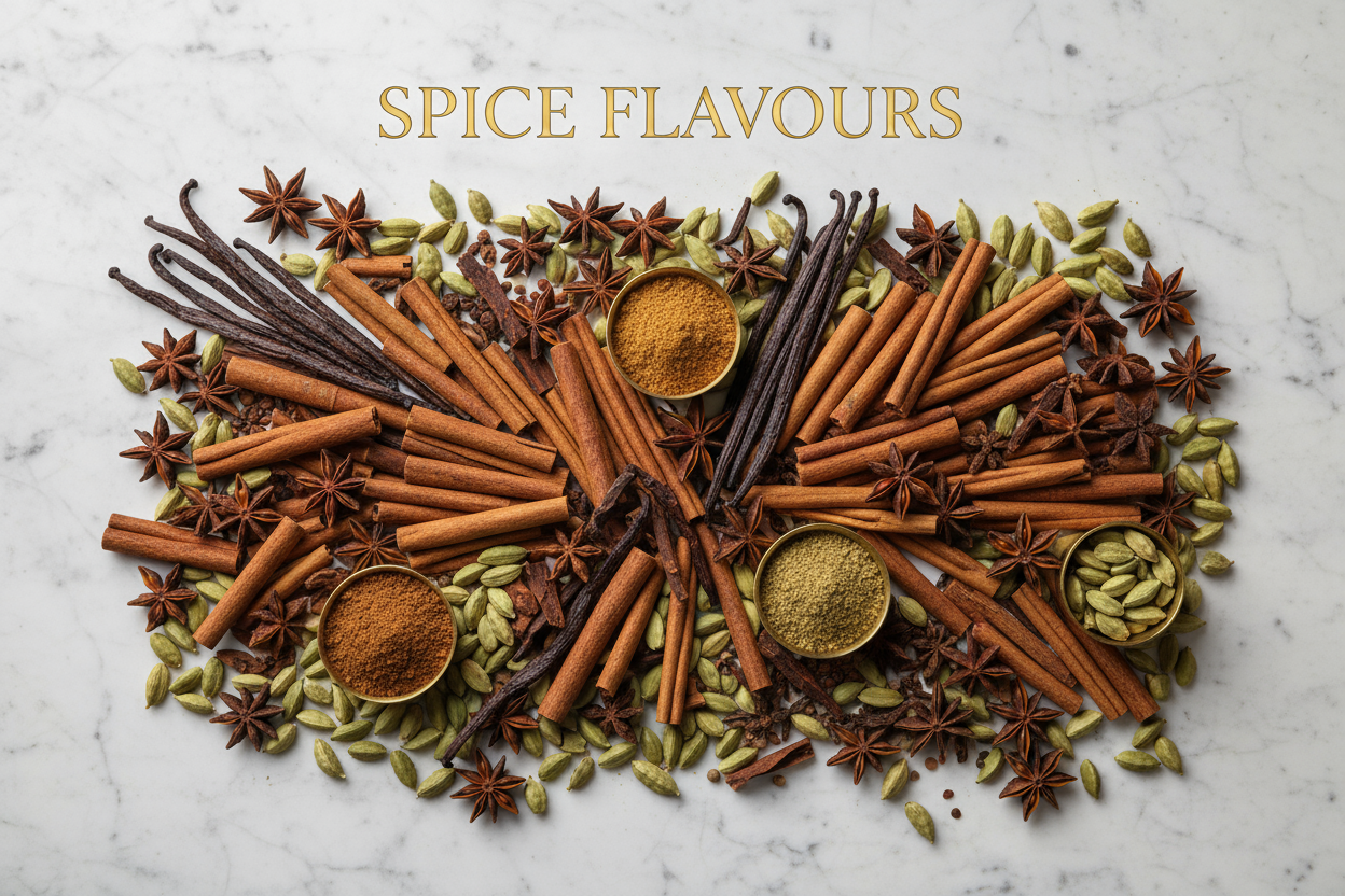 Spice Food Flavourings 🌶️ Cinnamon, Vanilla & More - Galaxy Flavours ...